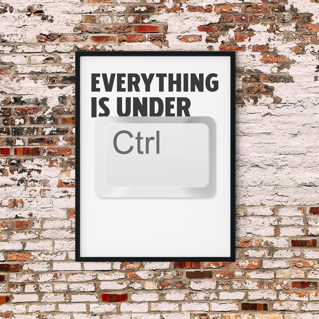 Everything is Under Ctrl | Quirky Work – OriginalPrintworks